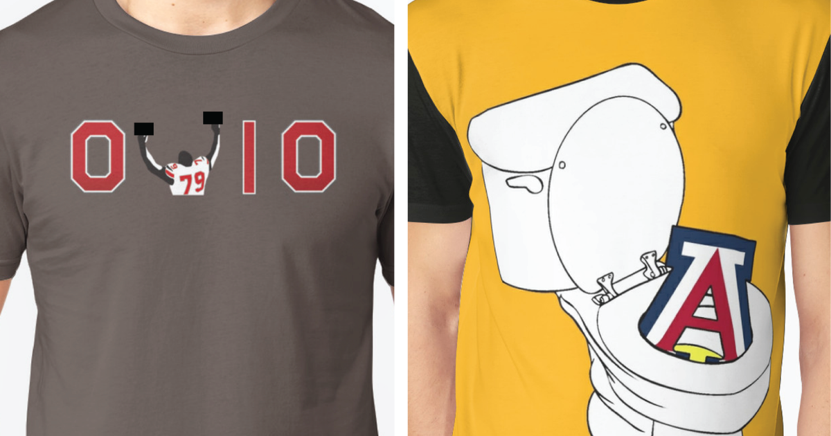 The 25 funniest college football rivalry shirts | FOX Sports