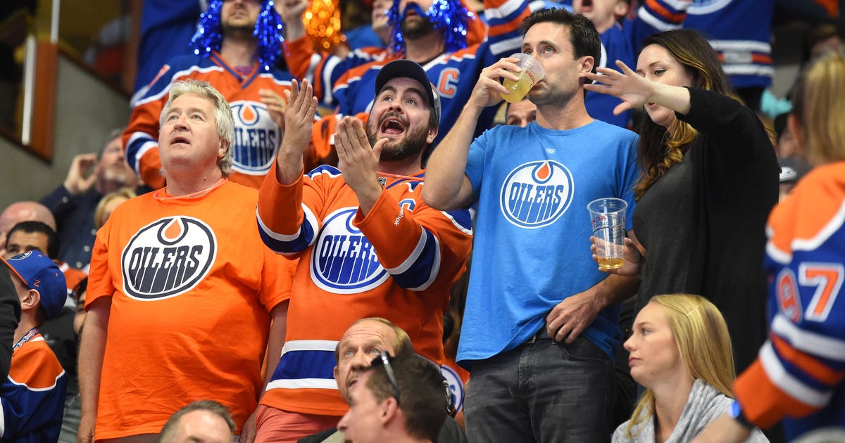 Calvin Peeing On Oilers Logo