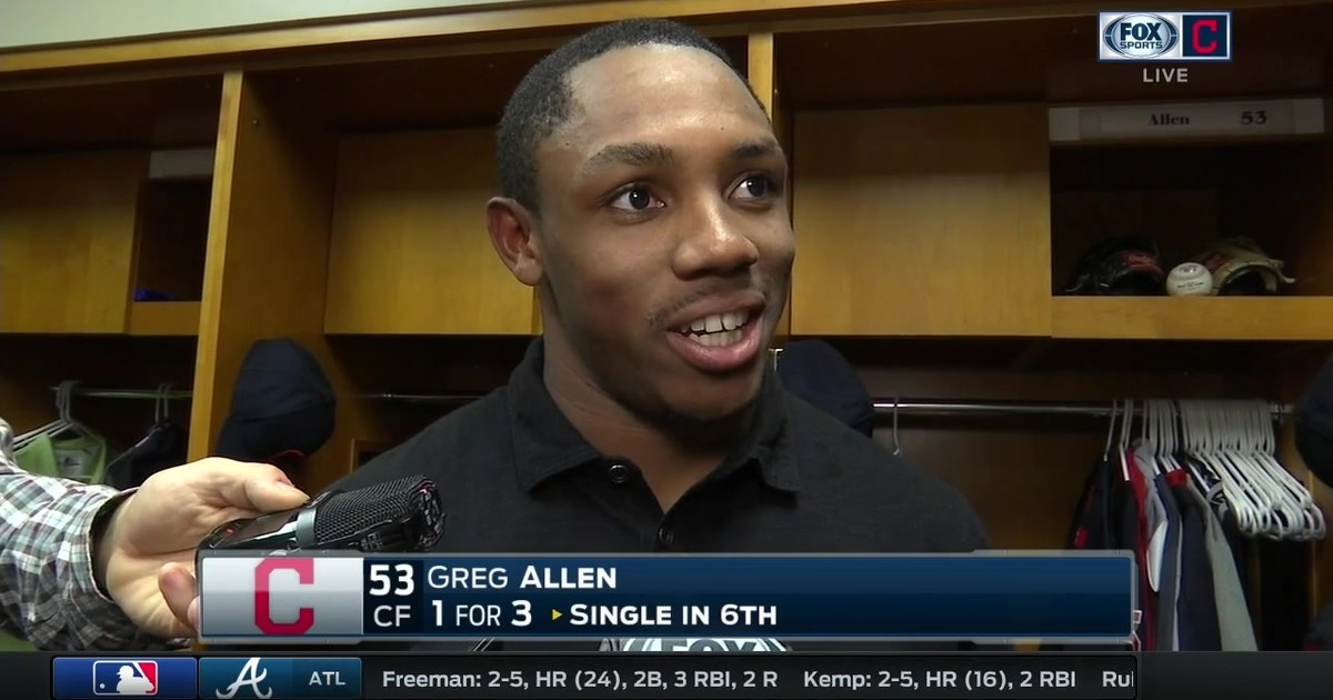 Greg Allen is giving his first-hit ball to his parents | FOX Sports
