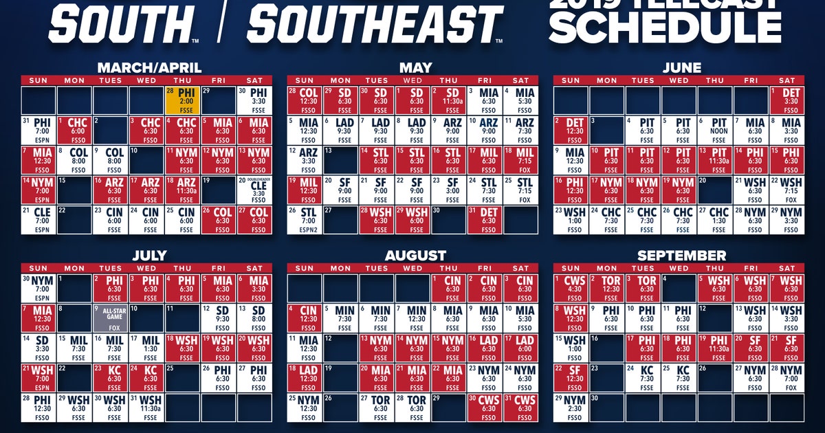 Braves Schedule