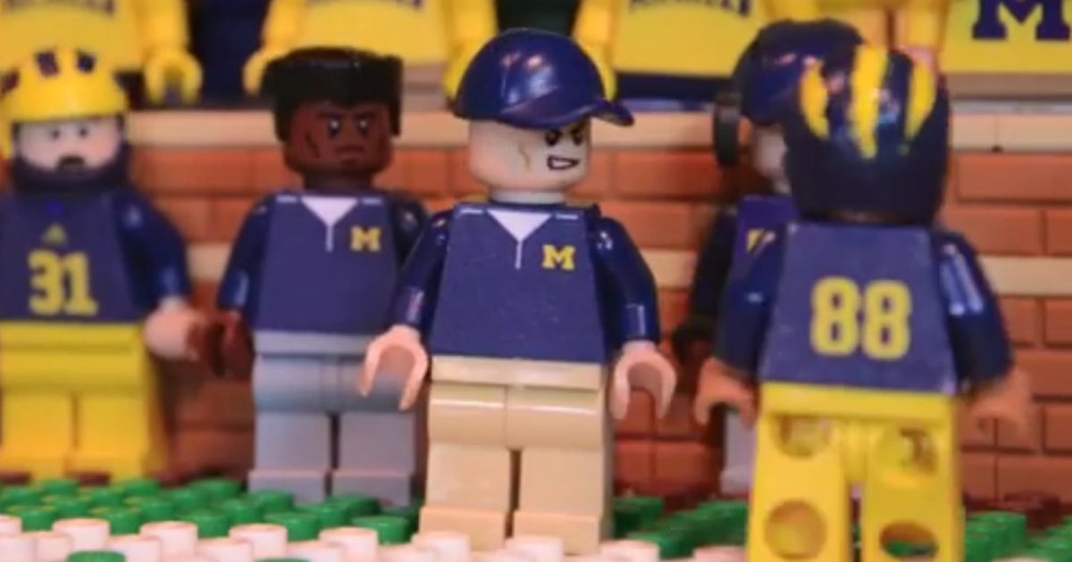Watch an epic LEGO recreation of Michigan State's classic win over ...