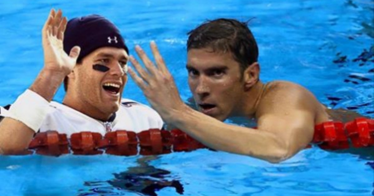 Michael Phelps Last Olympic Swim Deserves A Tom Brady High Five Fox Sports